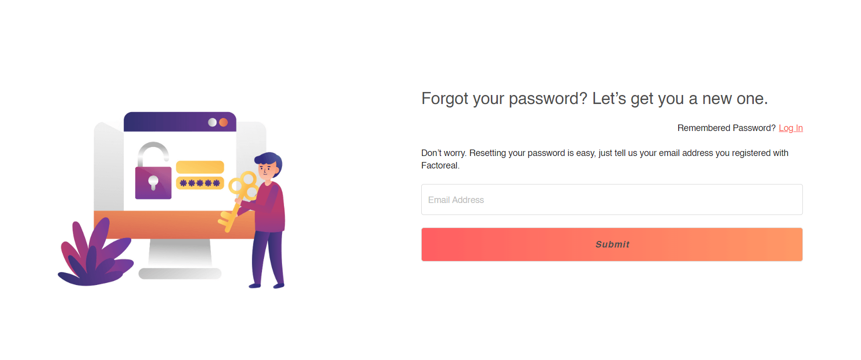 Login to Your Factoreal Account
