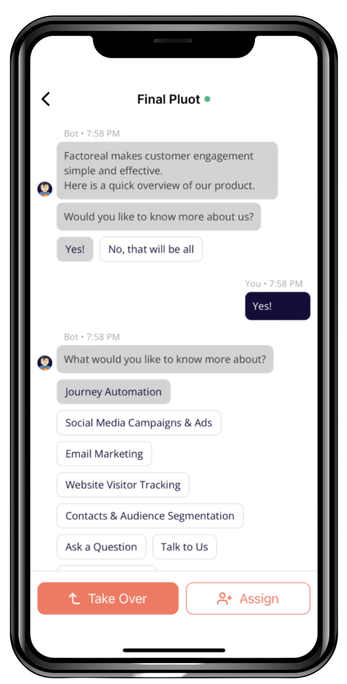 How to Use the Factoreal Agent App
